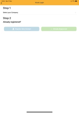 How to Log In/Scan In through the Kiosk