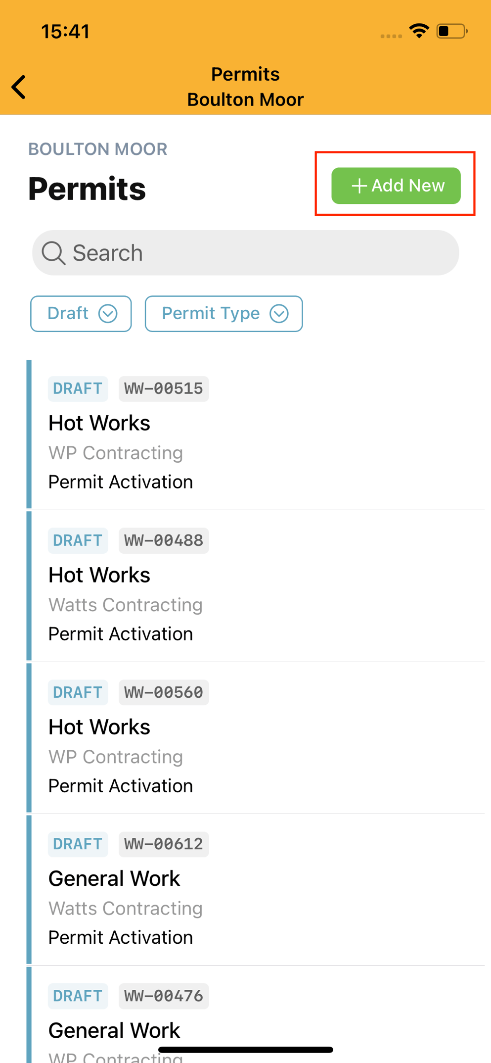 How Do I View A Live Permit Through The App?