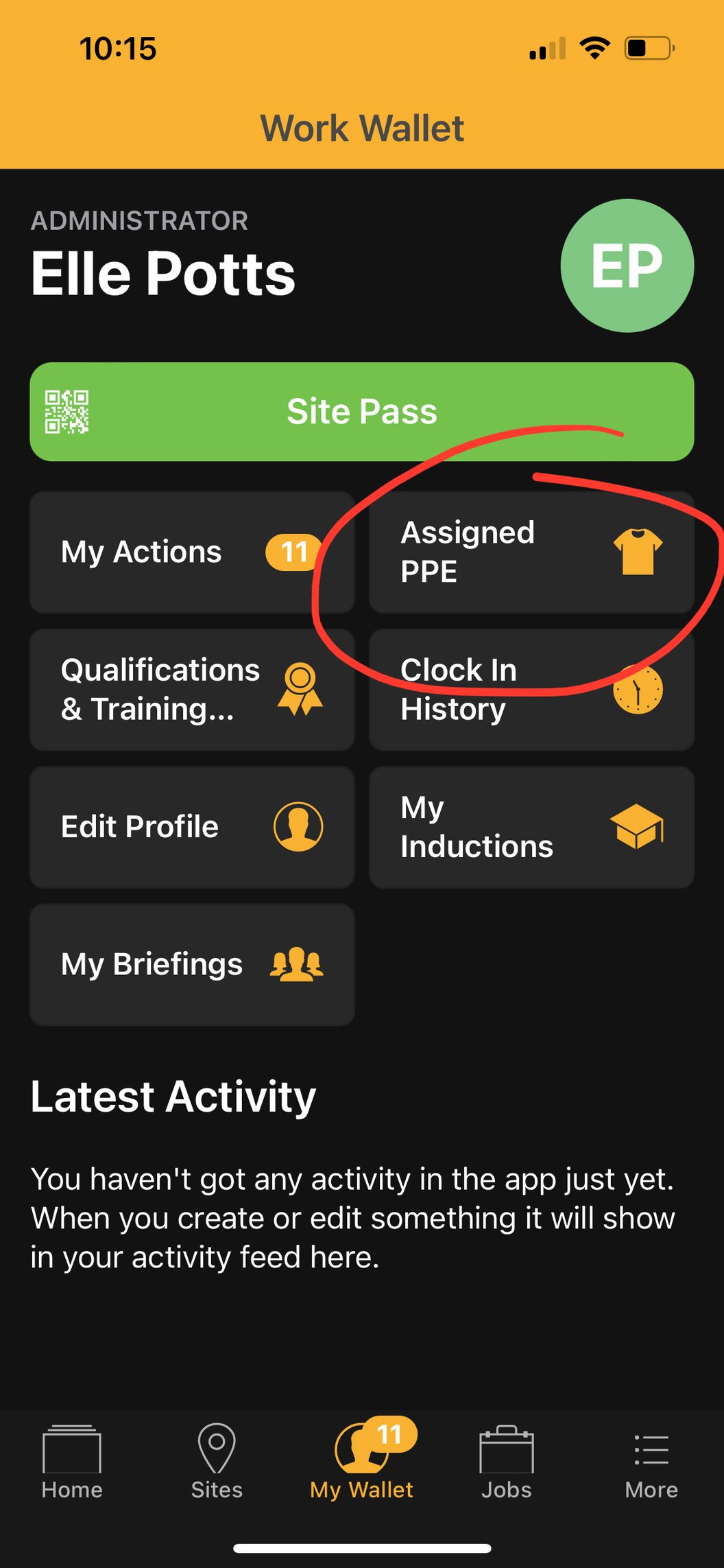 How Do I View & Request PPE Through The App?