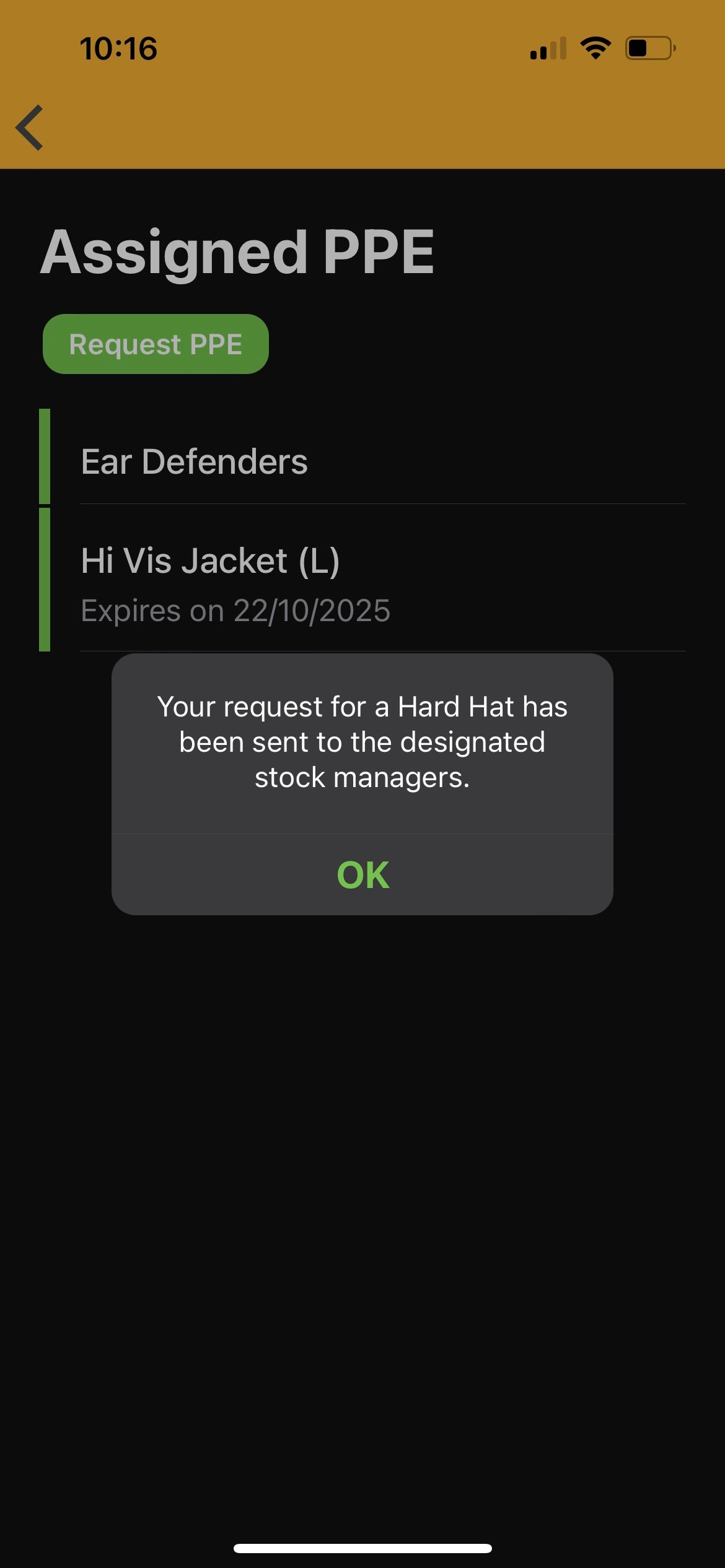 How Do I View & Request PPE Through The App?
