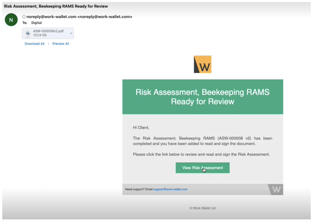 How Do I Sign A Risk Assessment?