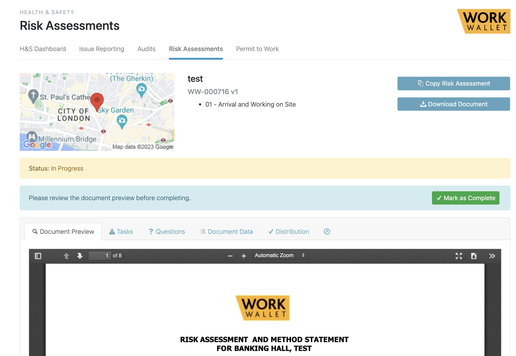 How Do I Create My First Risk Assessment?