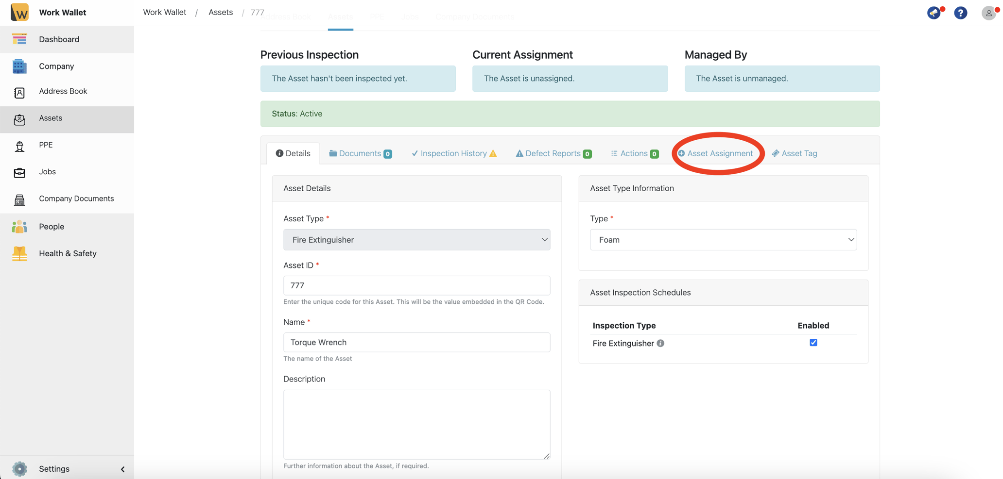 How Do I Assign An Asset?