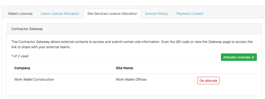 How Do I Purchase A Site Gateway Licence And Allocate To Site?