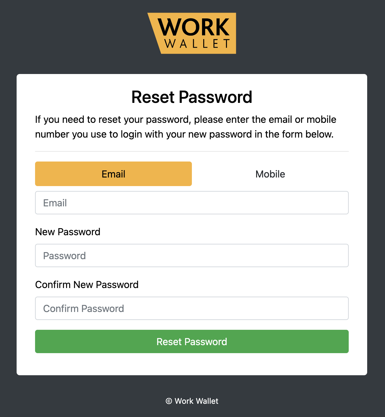 What Do I Do When I've Forgotten My Password?