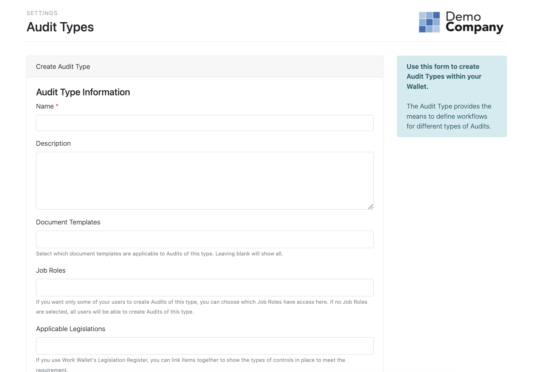 How Do I Create and Manage Audit Types?