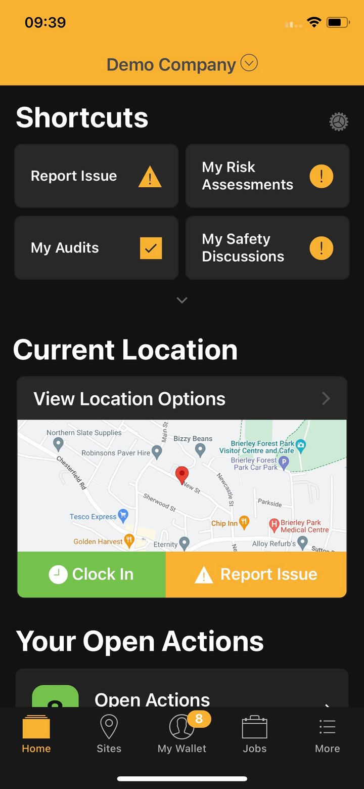 How do I Clock into a General Location?